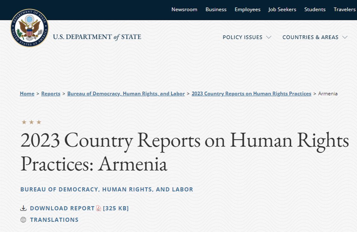 Los medios de comunicación en Armenia siguen polarizados. informe del estado de estados unidos ...