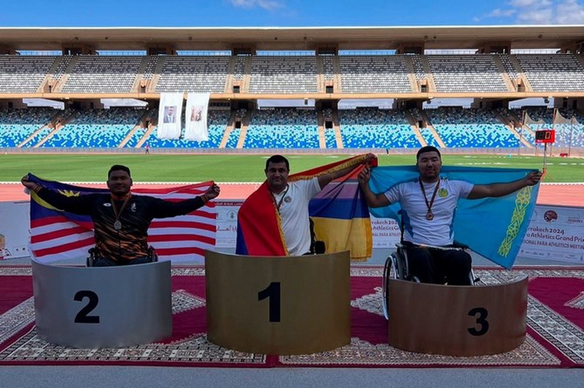 El paraatleta armenio Sargis Stepanyan ganó el Gran Premio de la Copa Mundial de Para Atletismo ...